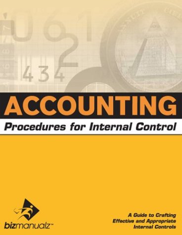 Amazon.com: Accounting Procedures for Internal Control: 9781931591225 ...