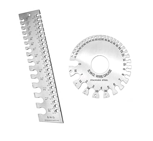 illuminate tools Premium Rectangular Wire Gauge/Sizer in British ...