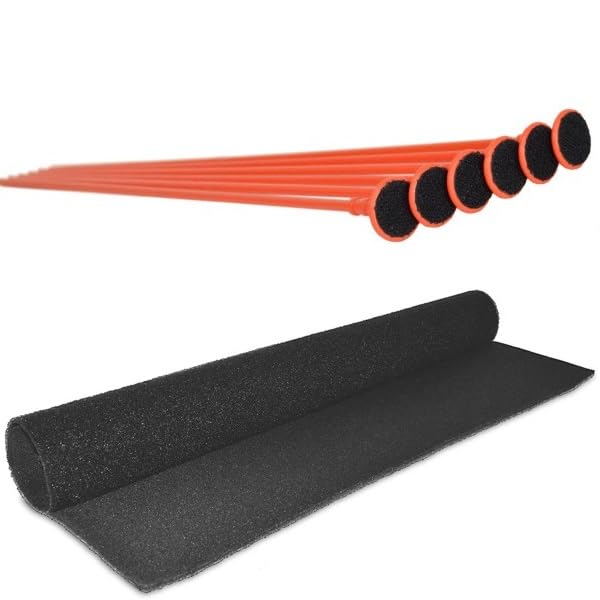 Amazon.com: Gun Storage Solutions Rifle Rod 6 Pack Orange and 19"x15 ...