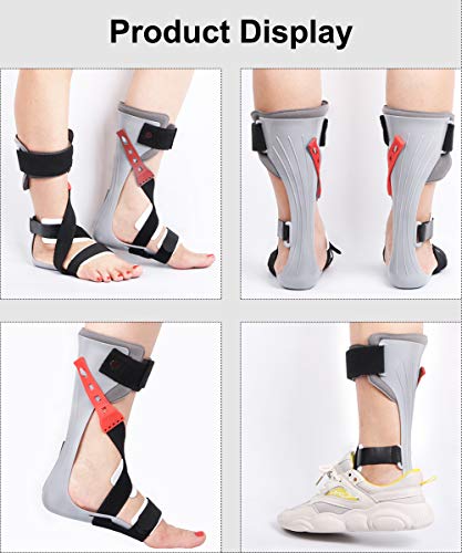 Upgraded Ankle Foot Orthosis Support AFO Brace for Stroke Foot Drop ...
