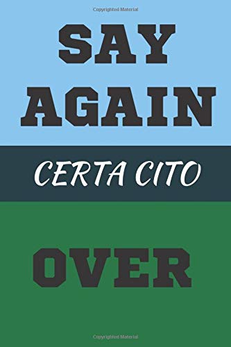 Say Again Over Certa Cito This Notebook Is A Fun | Desertcart OMAN