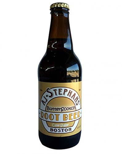 Amazon.com : AJ Stephen Butterscotch Root Beer (12 Bottles) : Grocery ...