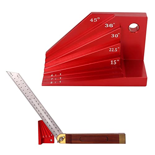 Aluminum Alloy Bevel Gauge Block, Universal Angle Finder for Router and ...