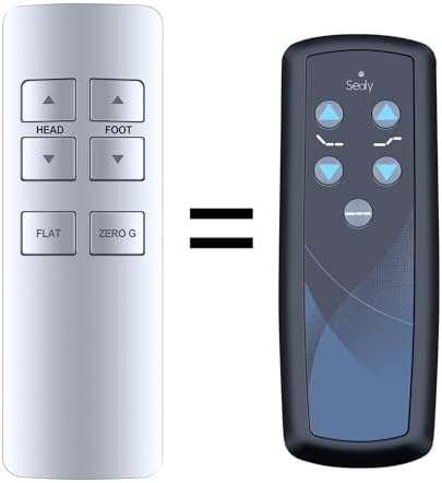Amazon.com: ZWP Replacement Remote Control fit for Sealy Ease Okin V1.0 ...
