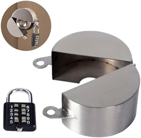 Stainless Steel Outside Tap Lock with Coded Padlock, Water Spigot ...