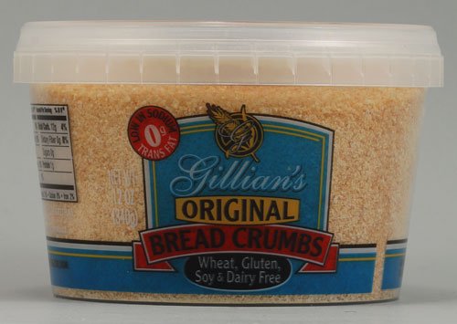 Amazon.com : Gillian's Foods Bread Crumbs Gluten Free Original -- 12 oz ...