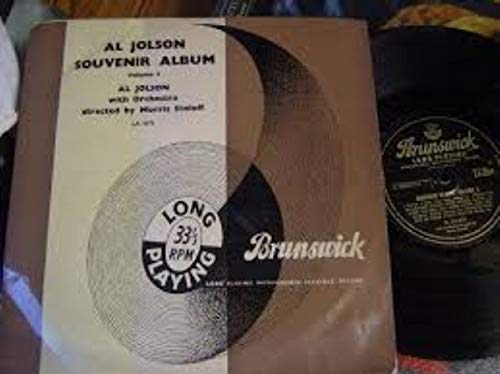 Amazon.com: Al Jolson Souvenir Album Vol. 4 (10" Vinyl): CDs & Vinyl