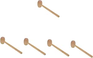 Amazon.com: LALAFINA Wooden Clay Hammer Pottery Mallet Purple Sand ...