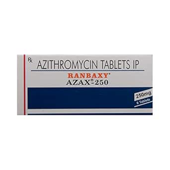 Azax-250 - Strip of 6 Tablets : Amazon.in: Health & Personal Care