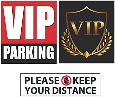 Anne Print Solutions® VIP Parking Stickers for Car with Front Side ...