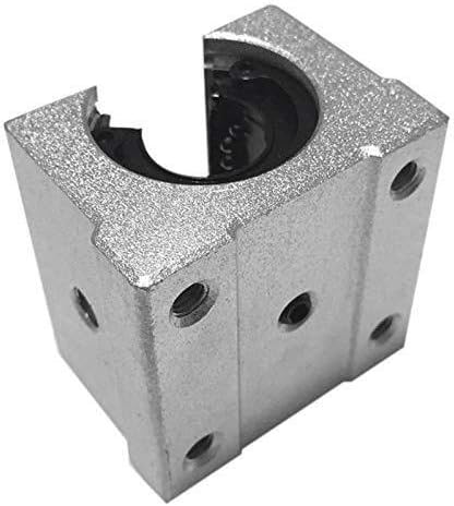 Linear Bearings JF-XUAN SBR20UU Aluminum Block 20Mm Linear Motion Ball ...