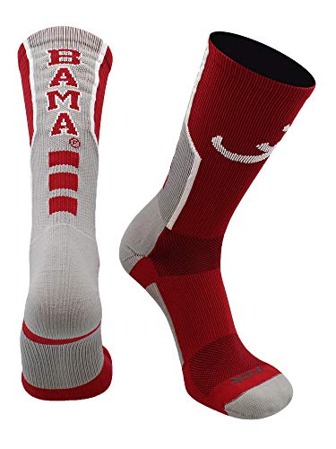 Snapklik.com : University Of Alabama Crimson Tide Perimeter Crew Socks
