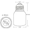 Amazon | 口金変換 アダプター E26-E39 電球 ソケット 口金 照明補助器具 (E26-E39, PC+銅) | SUPCF | 口金変換アダプタ