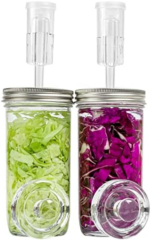 Amazon.com: JILLMO Fermentation Jar, 2 Liter Fermentation Kit with ...