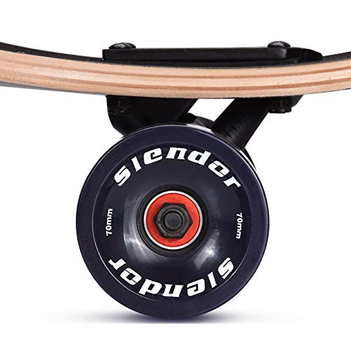 Snapklik.com : Slendor Longboard Skateboard 42 Inch Drop Through Deck ...