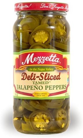 Mezzetta Sliced Tamed Jalapeño Peppers 425g : Amazon.co.uk: Grocery