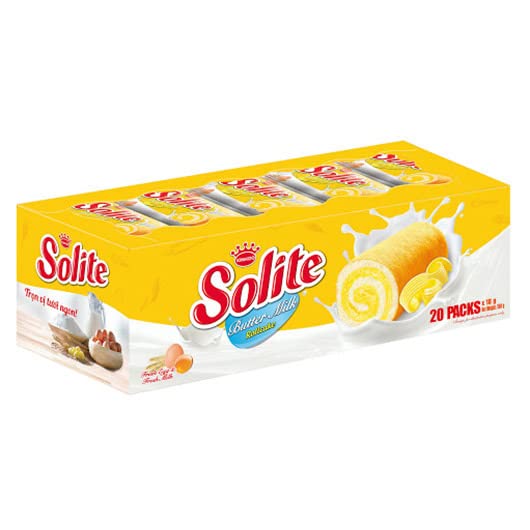 Kinh Do Solite Buttermilk Flavour Swissroll Cake 20 Packs (20 X 18g ...