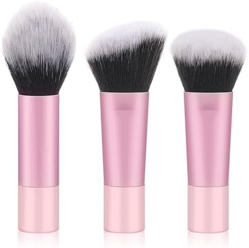 Amazon.com: Yrarbil Foundation Contour Powder Brush Set, 3PCS Premium ...