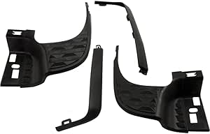 Amazon.com: FRIEDEIR Pair Bumper Face Bar Step Pads Molding Trim Set of ...