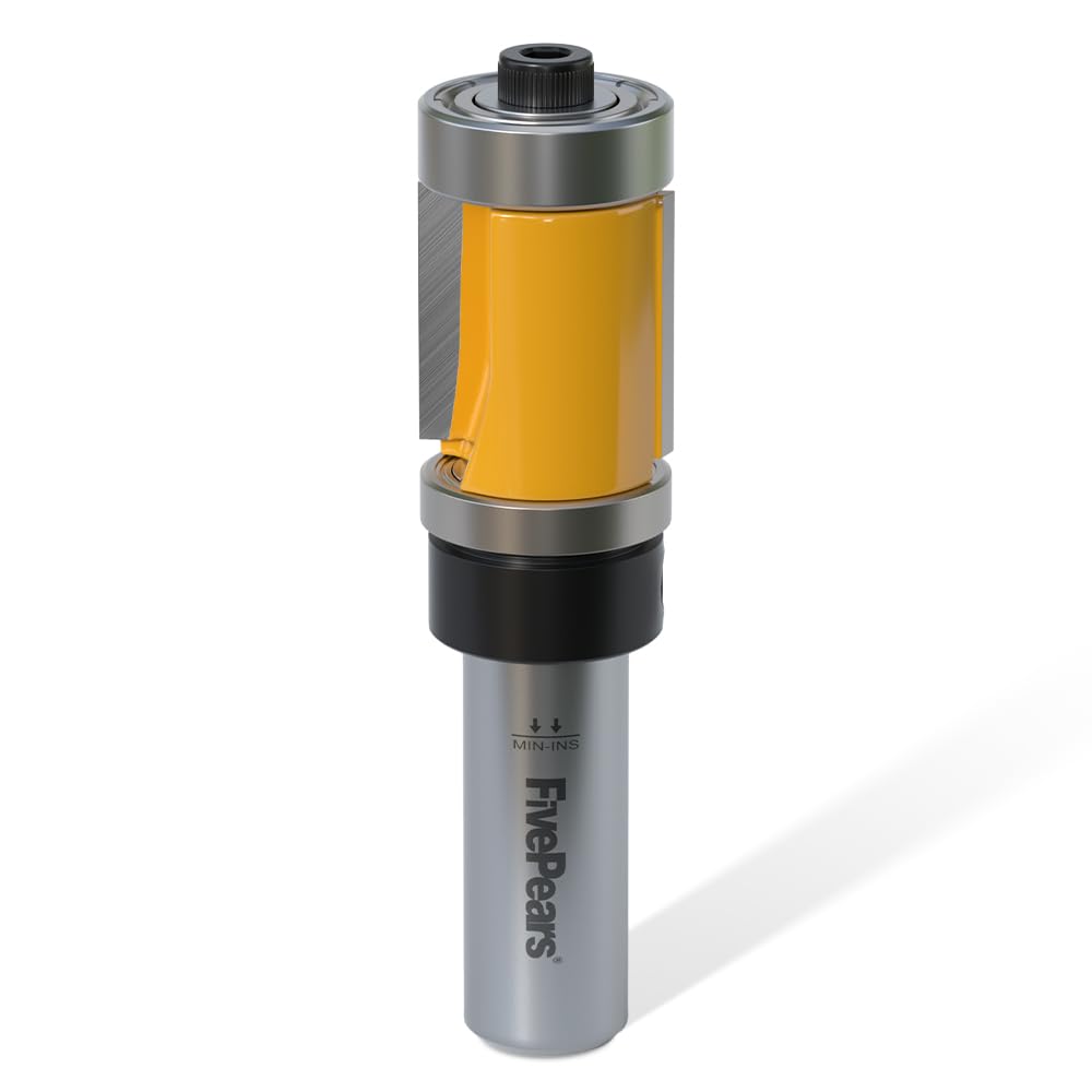 Snapklik.com : FivePears Top And Bottom Bearing Flush Trim Router Bit 1 ...