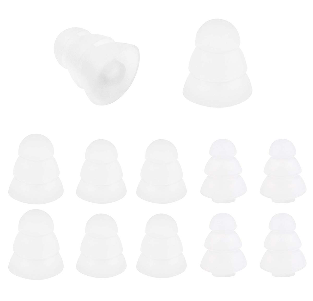 Amazon.com: ALXCD Triple Flange Ear Tips, 6 Pairs S/M/L Sizes Triple ...
