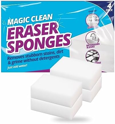 Abbey 10 White Magic Eraser Sponge for Cleaning – Cleaning Melamine ...
