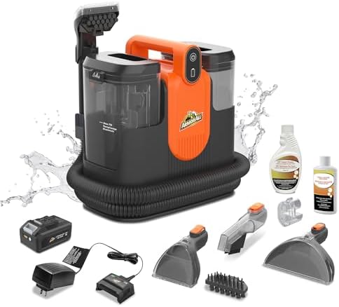 Amazon.com: Armor All MAX 20V Cordless Portable Spot Cleaner for Carpet ...