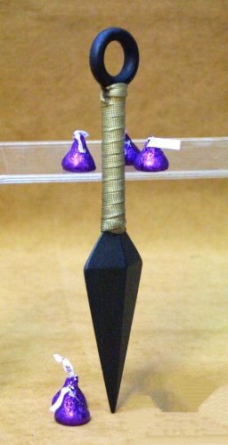 Buy Anime/Manga Naruto Wood Kunai ninja dagger RPG Cosplay Online at ...