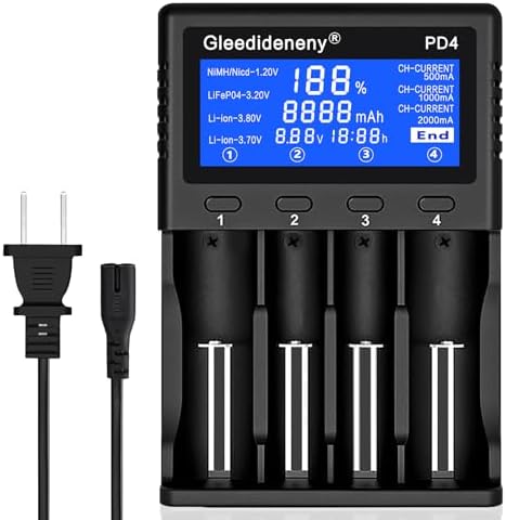 Amazon.com: LiitoKala Lii-M4S 18650 Battery Charger Smart Universal ...