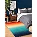 Amazon.com: Wonnitar Modern Ombre Area Rug 5x7,Washable Large Colorful ...