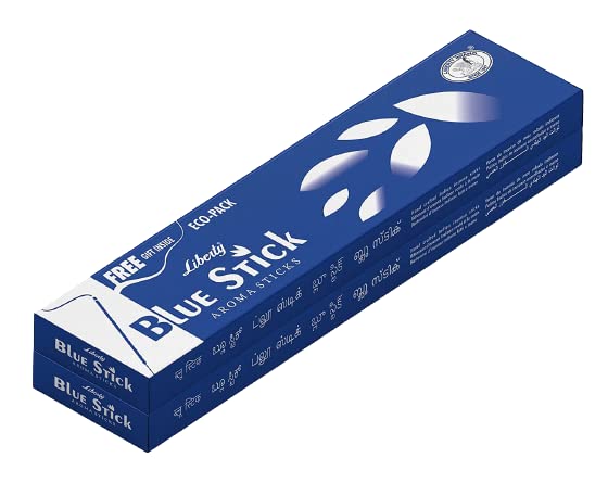 Liberty Blue Stick Fragrance Aroma Sticks | Low Smoke Incense Sticks ...