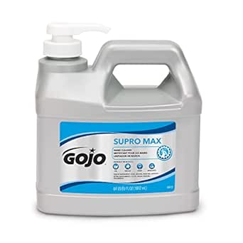Amazon.com: GOJO SUPRO MAX Hand Cleaner, 1/2 Gallon Heavy Duty Hand ...