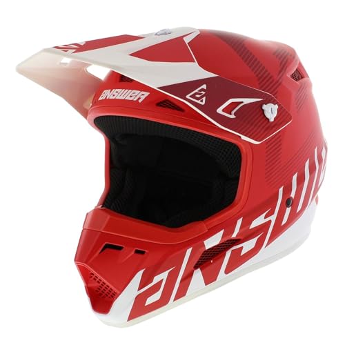 Casco motocross rosso e bianco in offerta a Novembre 2025 - HD Parts