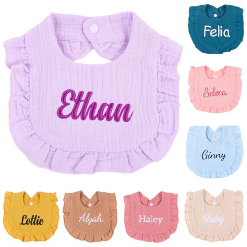 Best Monogrammed Bibs and Burp Cloths for Baby Mealtime and Baby ...