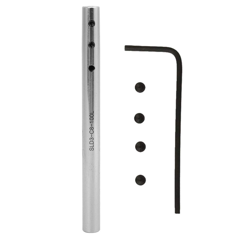 End Mill Extension Holder, SLD3-C8-100L Straight Shank Diameter ...