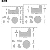 Amazon.com: Hen Shape Bowl Cozy Pattern, Easter Chicken Basket, Chicken ...