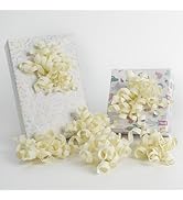 Amazon.com: HUIHUANG Red Bows for Gift Wrapping, Red Curly Ribbon Bows ...