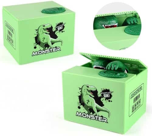 Amazon.com : Monster Dinosaur Moving Musical Electronic Chirldren Coin ...