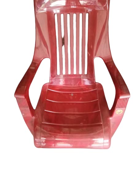 Eldiar Furnitures - Maroon Plastic Chair : Amazon.in: Home & Kitchen