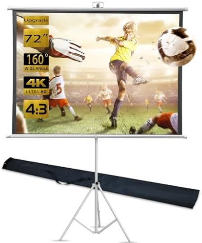 Amazon.com: Pyle Portable Projector Screen Tripod Stand - Mobile ...