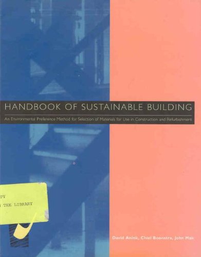 Handbook of Sustainable Building: An Environmental Preference Method ...