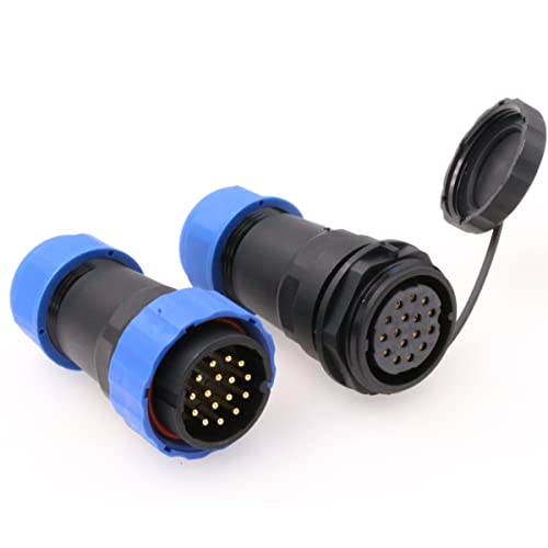 Eonvic SD28 16Pin Connector 28mm Waterproof Aviation Connector IP68 10A ...