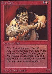 Magic: the Gathering - Gray Ogre - Collectors Edition by Magic: the ...