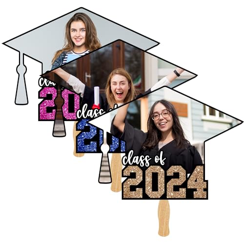 Amazon.com: Graduation 2024 Face on a Stick, Big Head Cutout Graduation ...