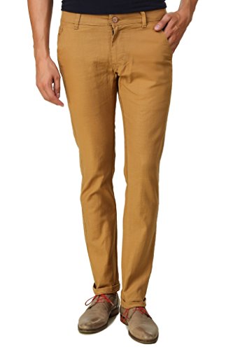 Buy men in class Light Brown Chinos Pants for Men Stretchable Slim Fit ...