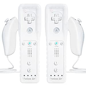 TechKen 2er Set Wii Remote Plus Mit Motion Plus und Nunchuck ...
