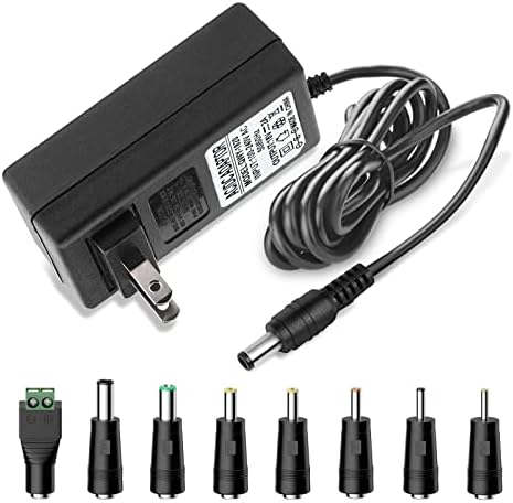 18V 2A AC DC Power Supply Adapter Cord Fit for LED Strip Lights and ...