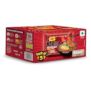 MAGGI Korean Bbq Veg Noodles Party Pack, Easy To Cook, Instant Noodles ...