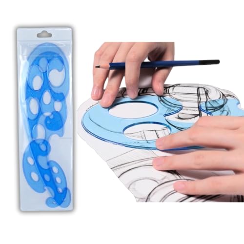 Snapklik.com : French Curve Ruler In Transparent Reusable Plastic ...