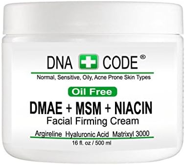 Amazon.com: DNA CODE Skin Care OIL FREE-DMAE+MSM+NIACIN Firming Cream ...
